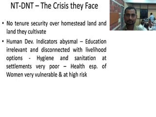 DENOTIFIED & NOMADIC TRIBES OF ODISHA | PPT