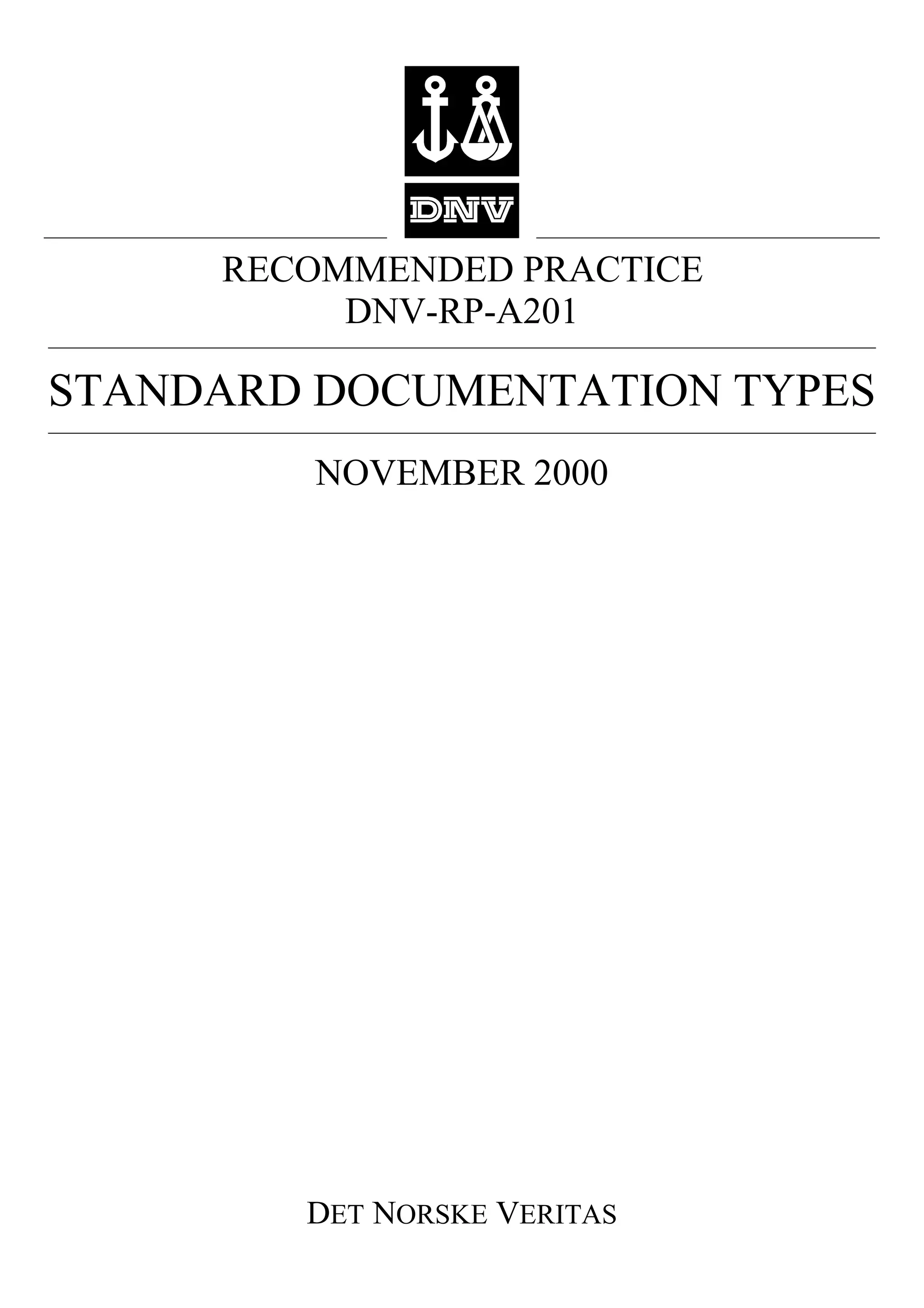 Dnv rp-a201-nov2000 | PDF