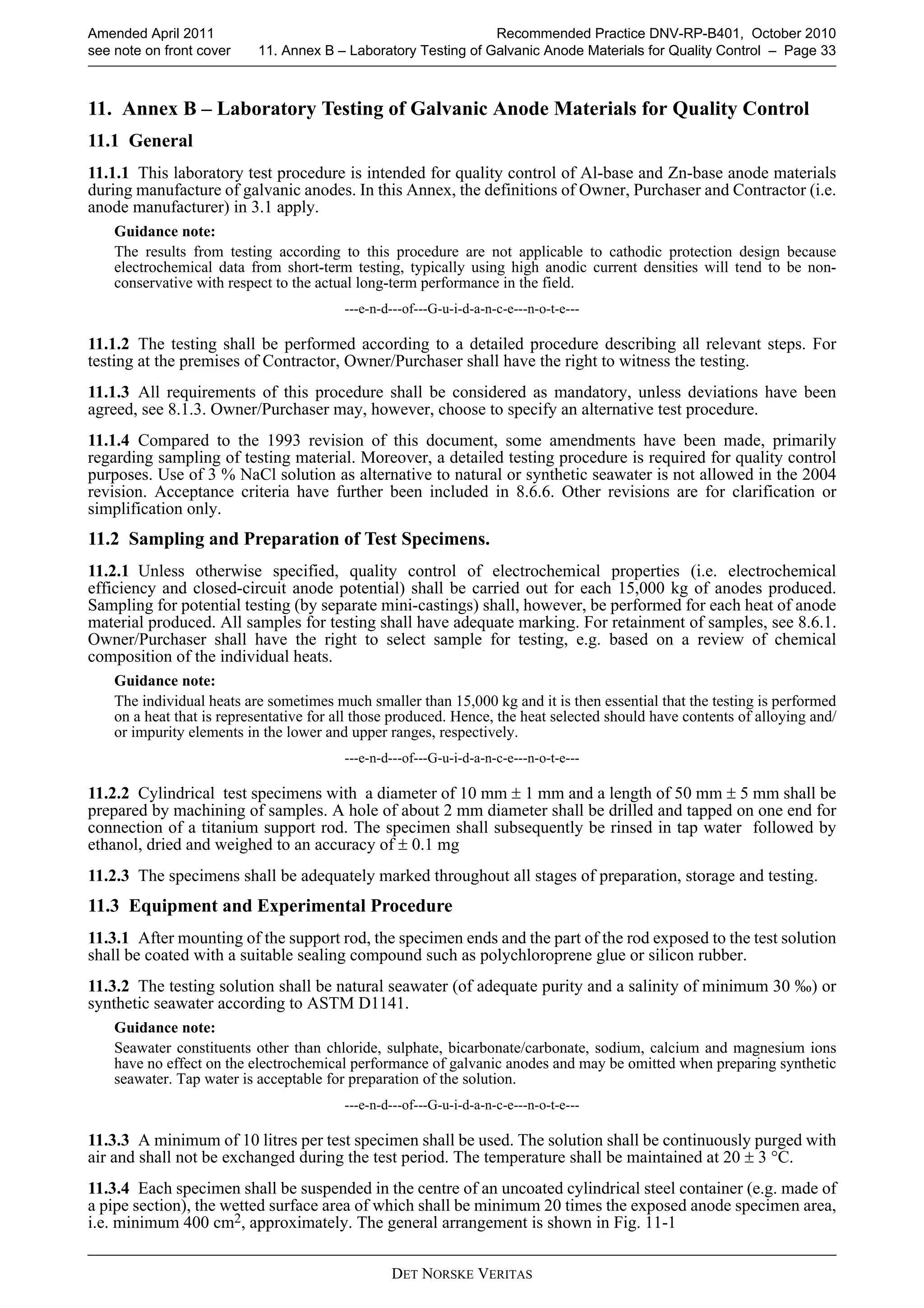 Dnv rp-b401 cp | PDF