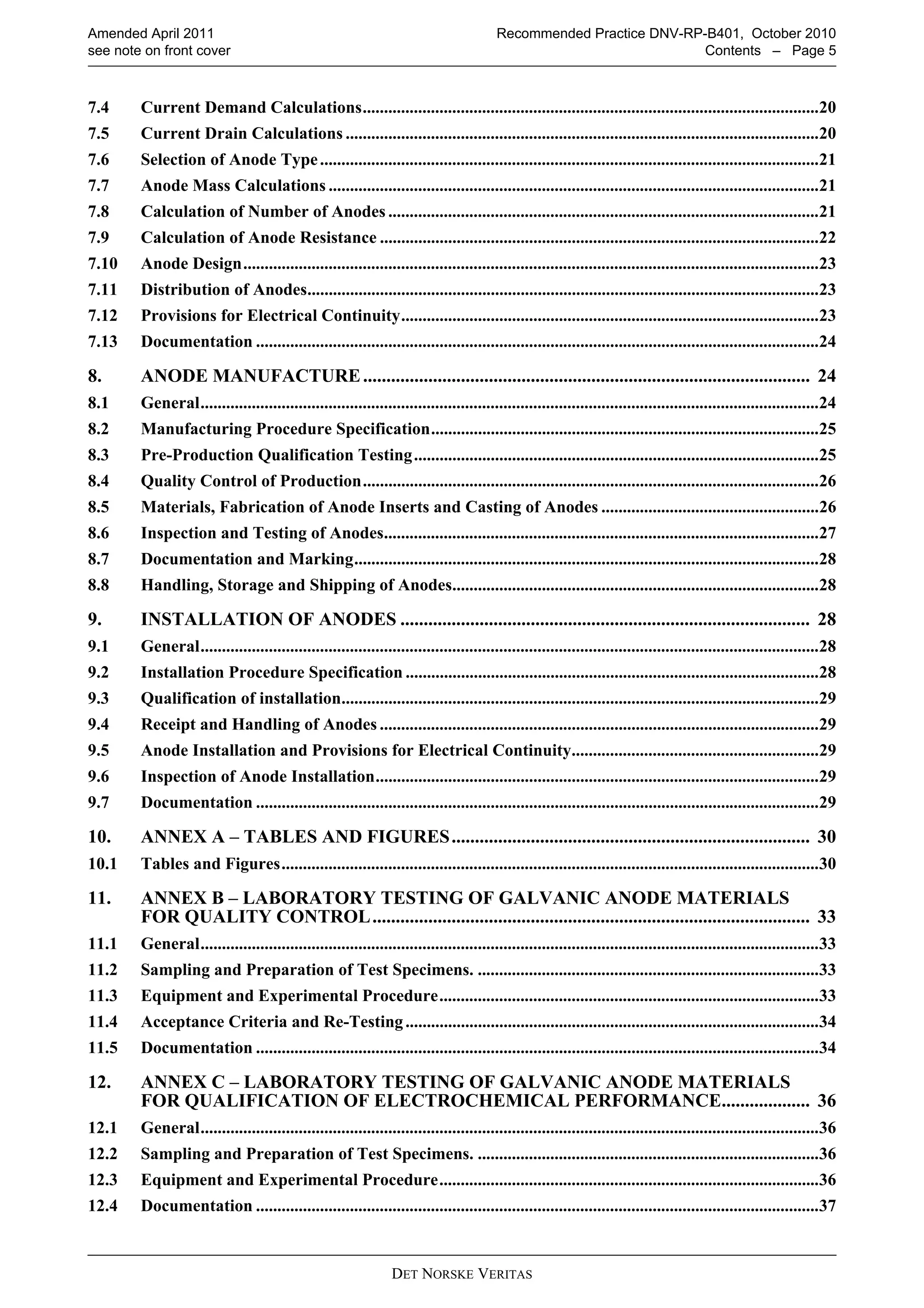 Dnv rp-b401 cp | PDF