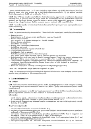 Dnv rp-b401 cp | PDF