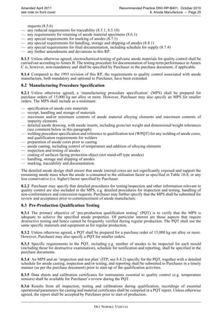 Dnv rp-b401 cp | PDF