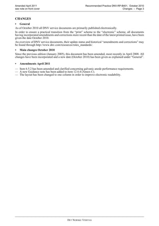 Dnv rp-b401 cp | PDF