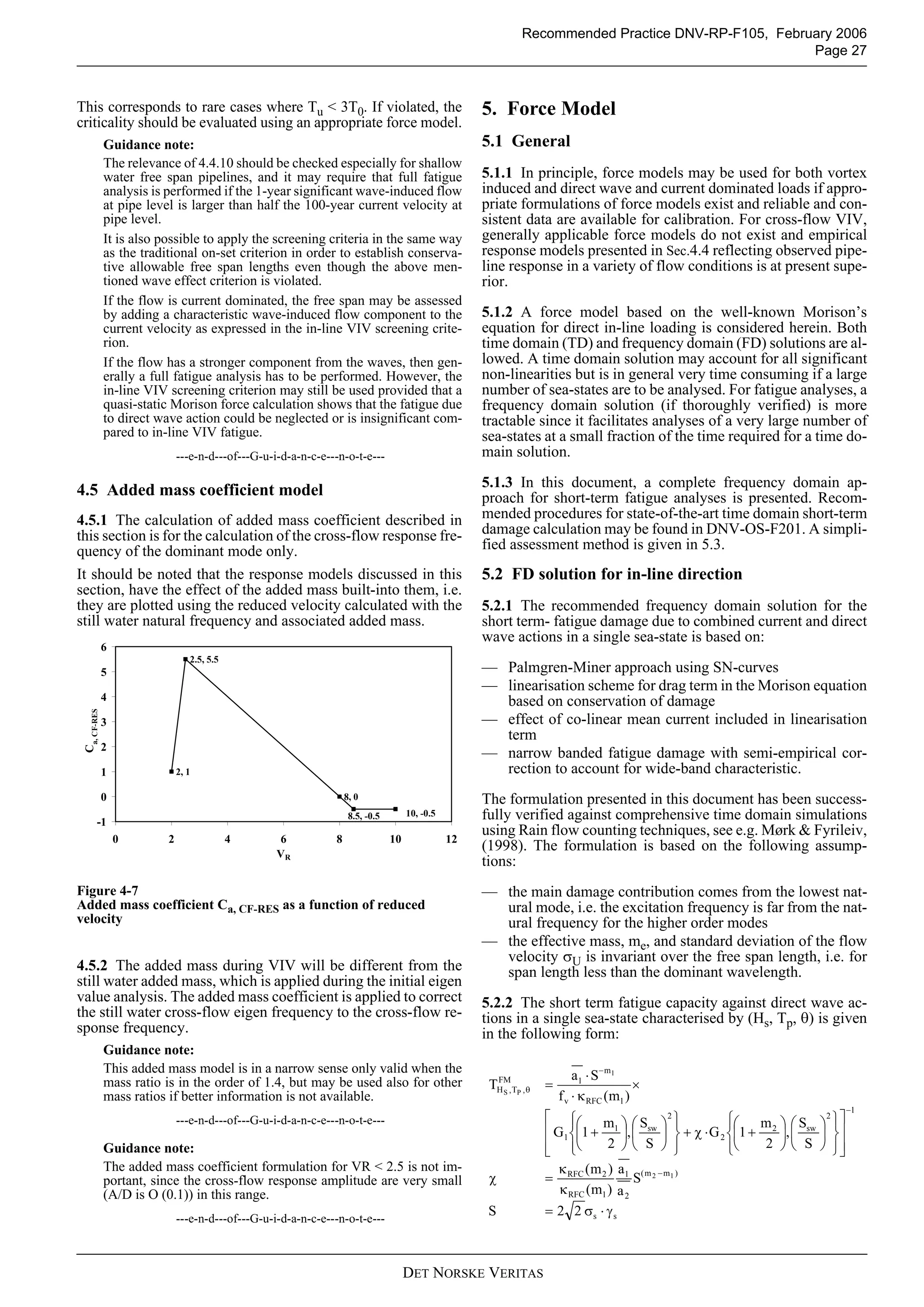 Dnv rp-f105 (2006) - free spanning pipelines | PDF