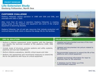 DNV GL Asset Life Extension (ALE) Projects Showcase | PPT