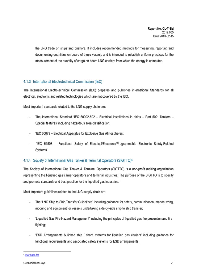 DNV GL emsa report on LNG bunkering | PDF | Business | Business and Finance