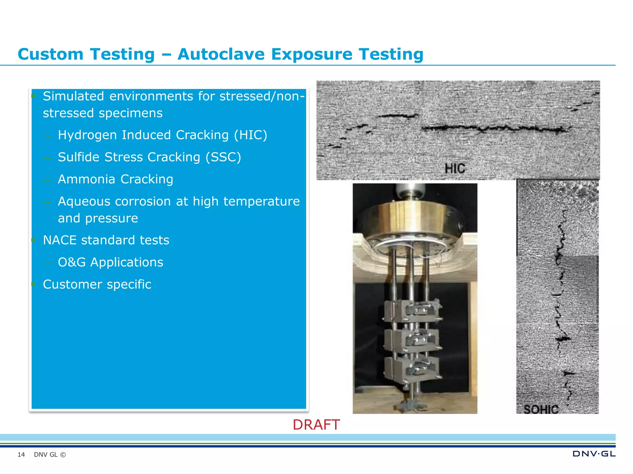 Materials, Corrosion and Flow Assurance Services | PDF