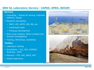 Materials, Corrosion and Flow Assurance Services | PDF