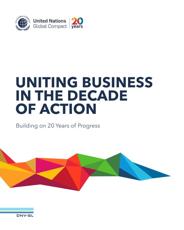 DNV Report: 20 years UN Global Compact: Uniting business in the decade of action 2030 | PDF