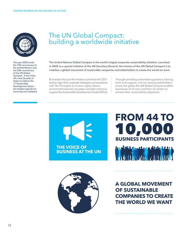 DNV Report: 20 years UN Global Compact: Uniting business in the decade of action 2030 | PDF