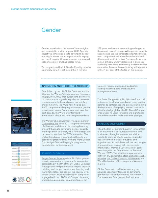 DNV Report: 20 years UN Global Compact: Uniting business in the decade of action 2030 | PDF