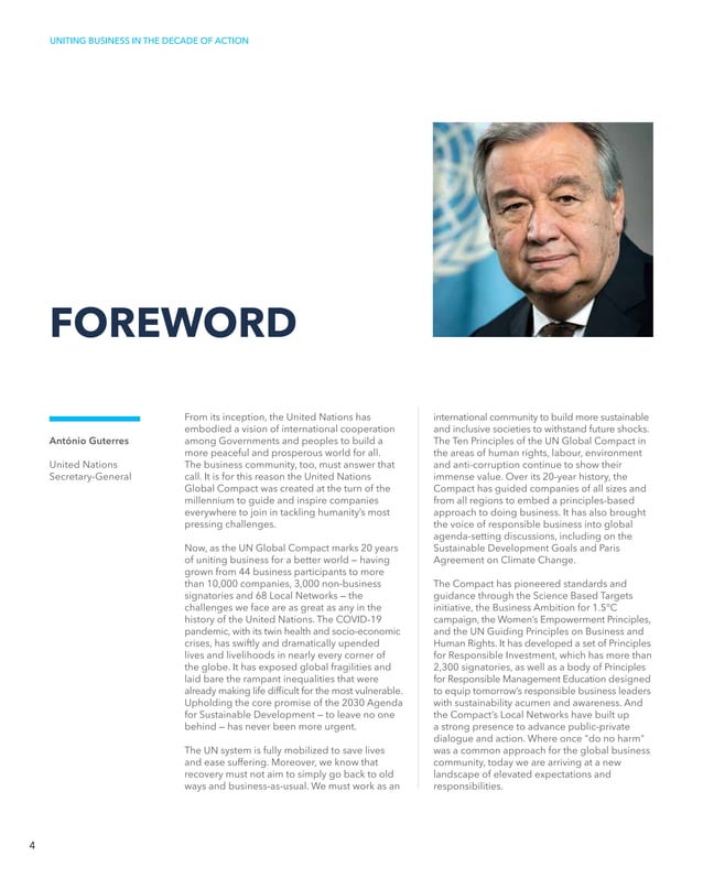 DNV Report: 20 years UN Global Compact: Uniting business in the decade ...