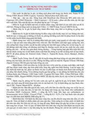 Dự án xây dựng vùng nguyên liệu trồng gấc xuất khẩu | DOC