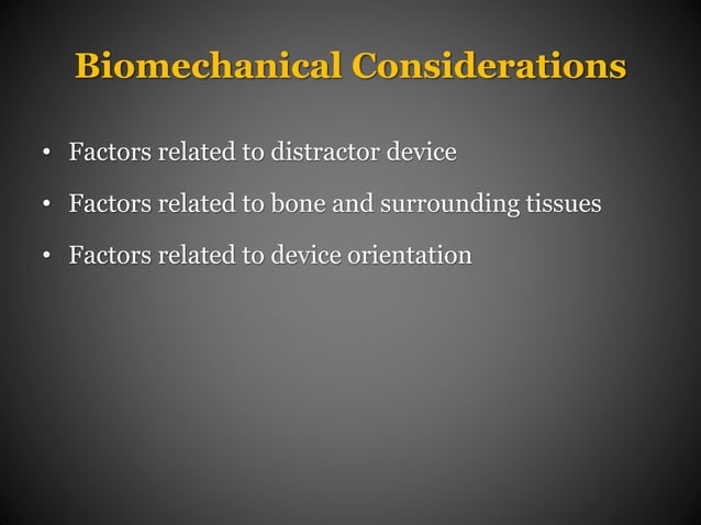 Distraction Osteogenesis in Orthodontics | PPTX
