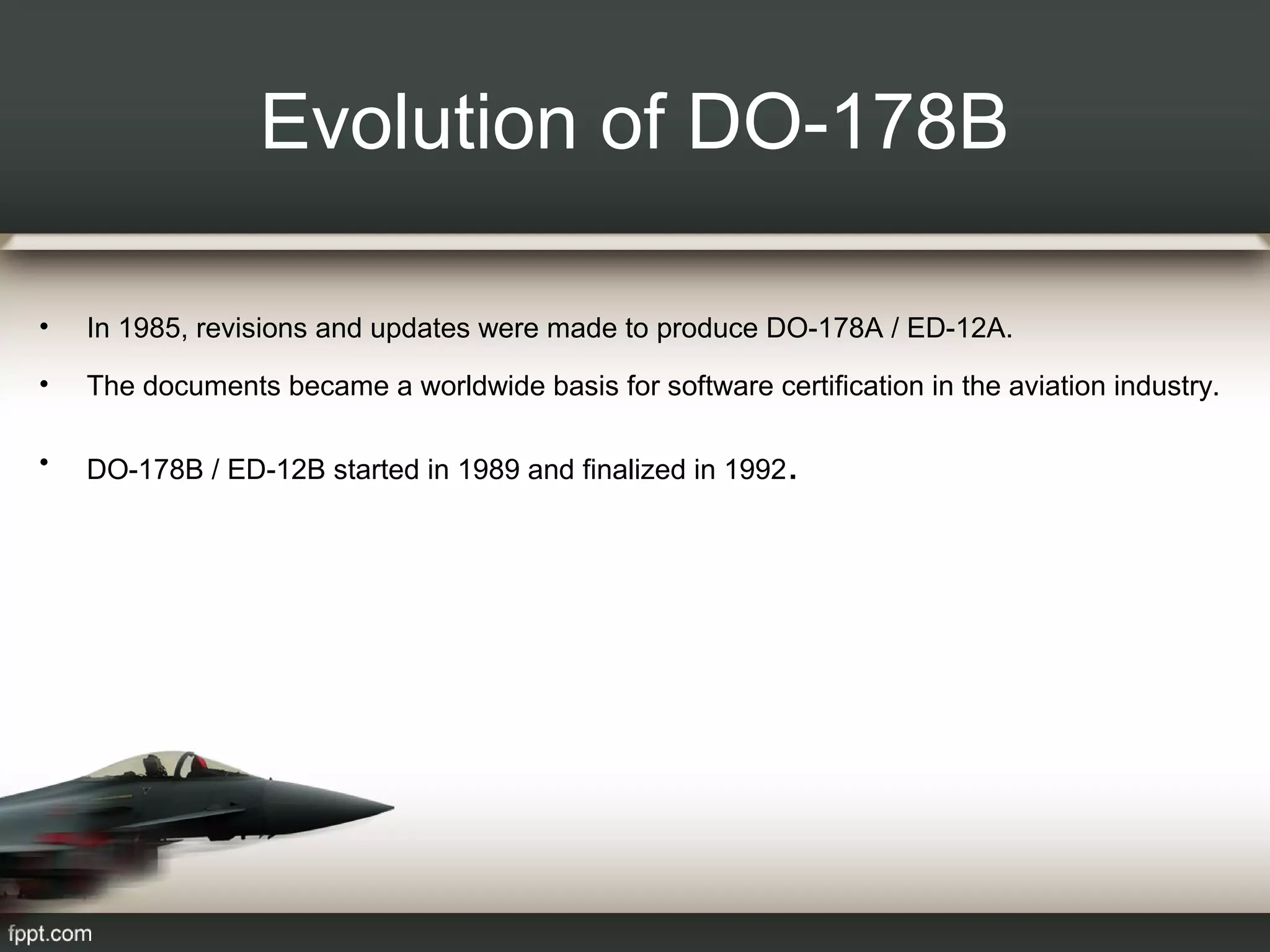 Introduction to DO-178B - Software Considerations in Airborne Systems and Equipment ...