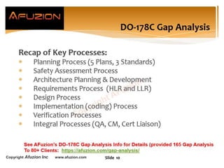 DO-178C Gap Analysis Results & Closing Common DO-178 Gaps | PPTX