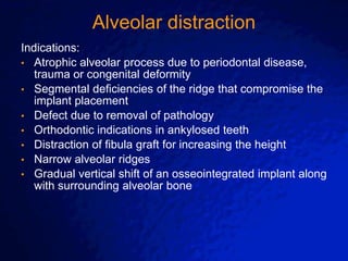 Distraction Osteogenesis of Craniofacial Region | PPTX