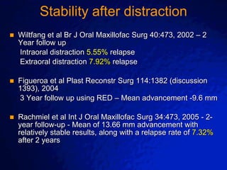 Distraction Osteogenesis of Craniofacial Region | PPTX