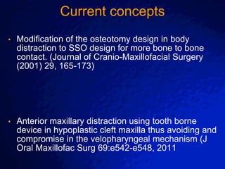 Distraction Osteogenesis of Craniofacial Region | PPTX