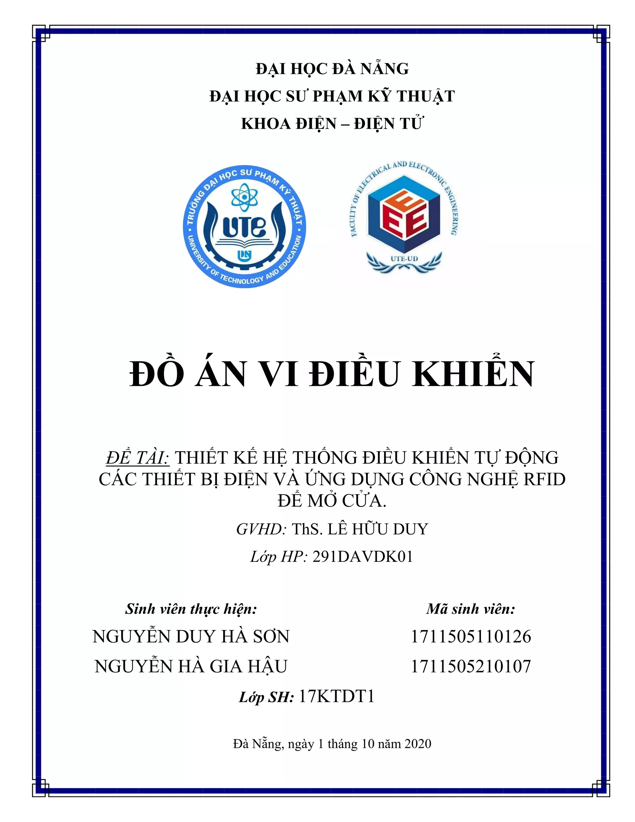 Do an-vi-dieu-khien | PDF