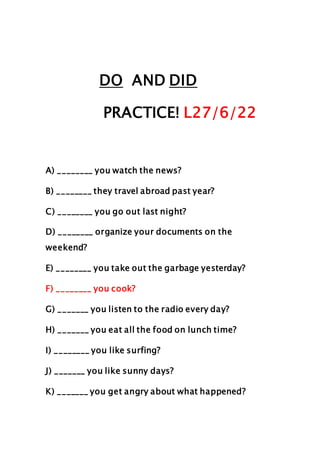 do-and-did-practice-grammar-drills-reading-comprehension-exercises ...
