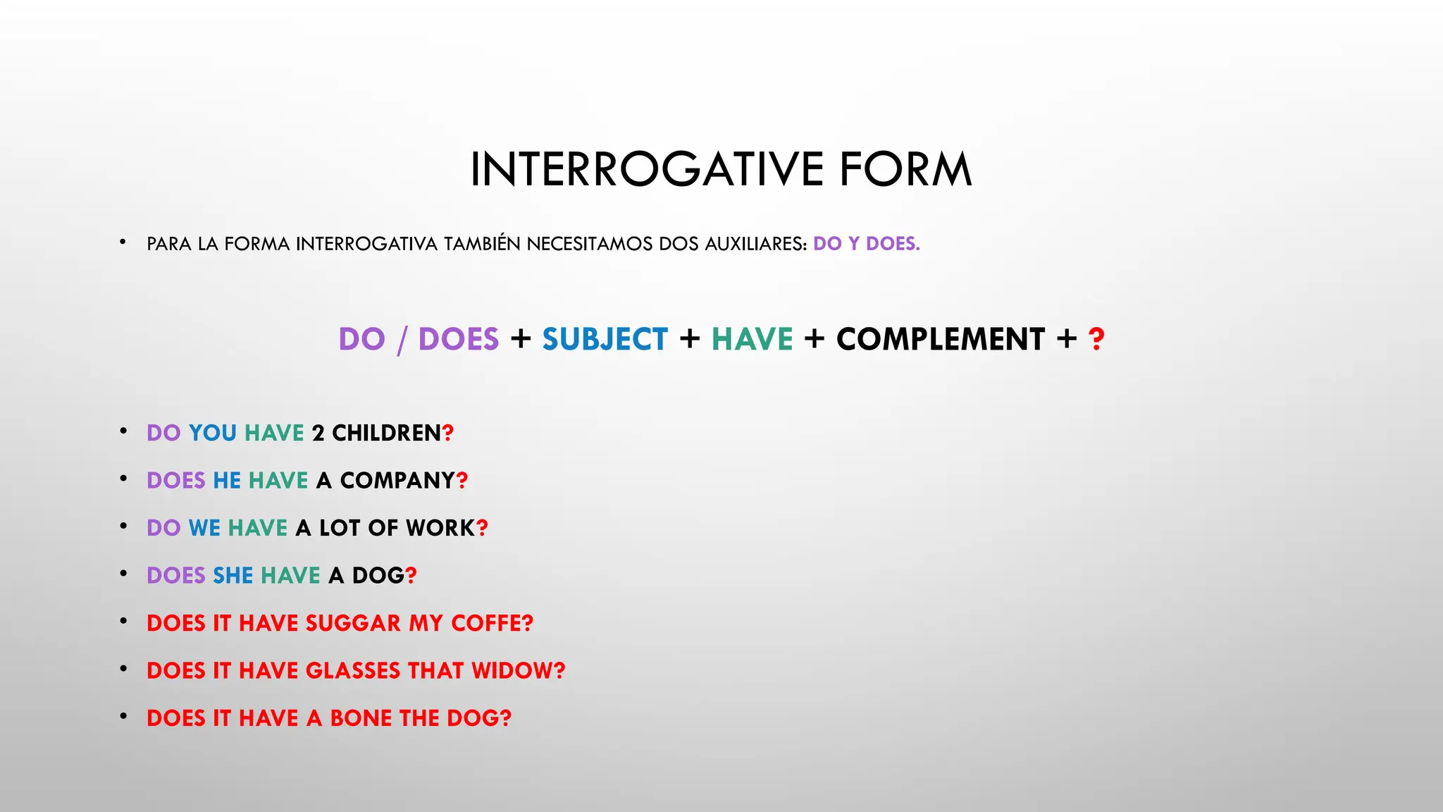 DO-HAVE AND POSSESSIVE´S IN ENGLISH.pptx