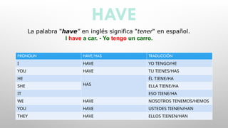DO-HAVE AND POSSESSIVE´S IN ENGLISH.pptx