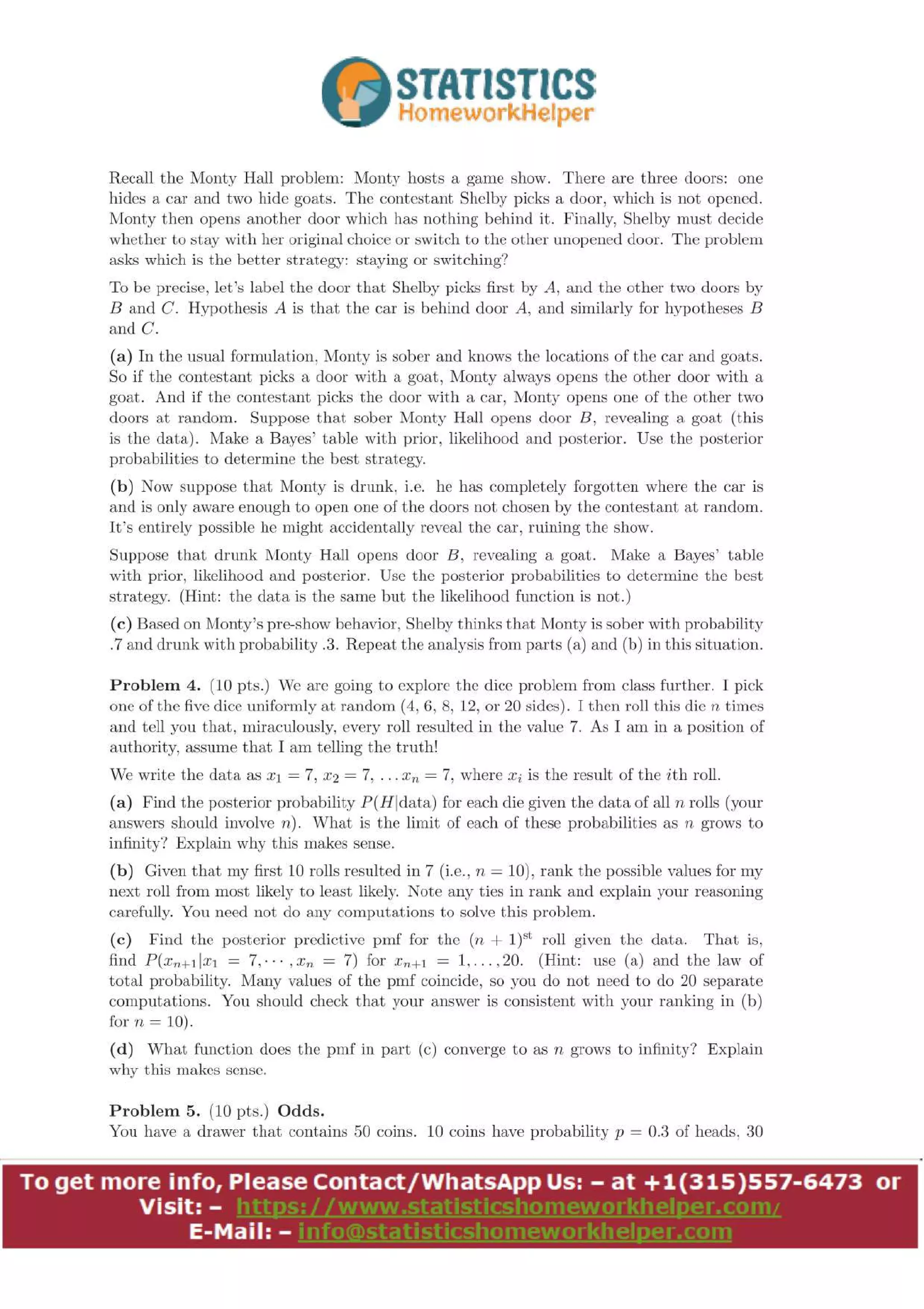 Do My Statistics Homework | PDF