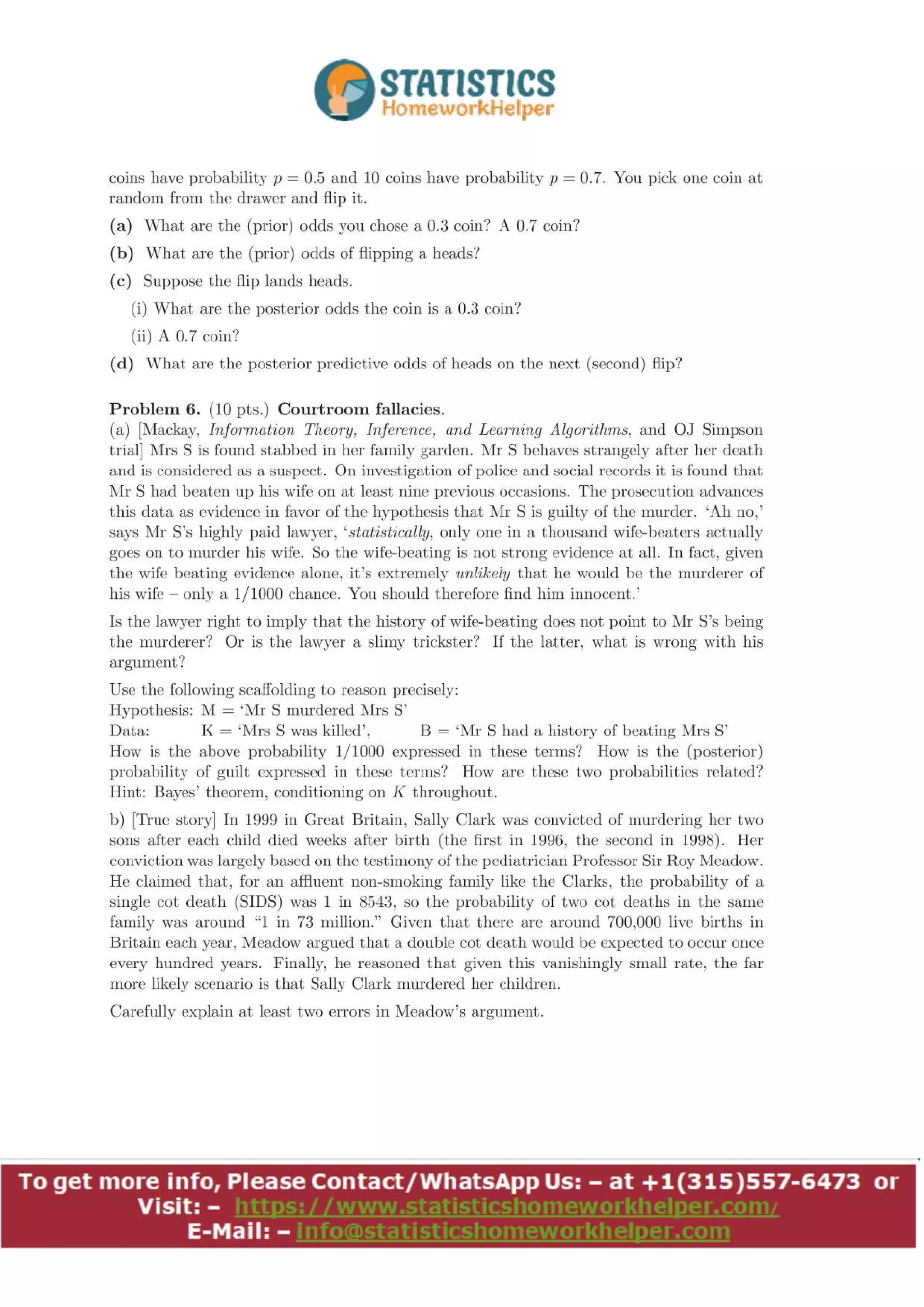 Do My Statistics Homework | PDF