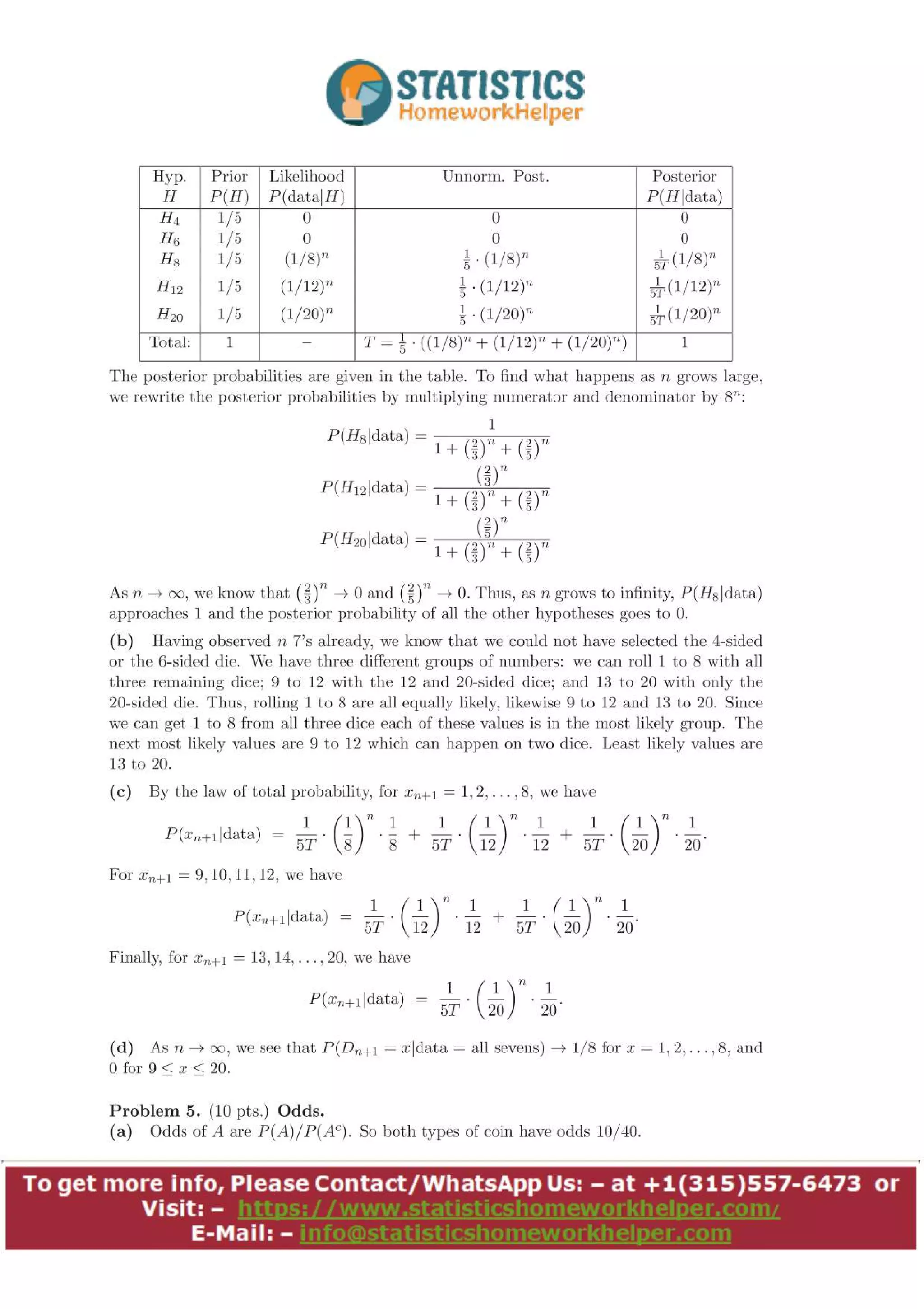 Do My Statistics Homework | PDF