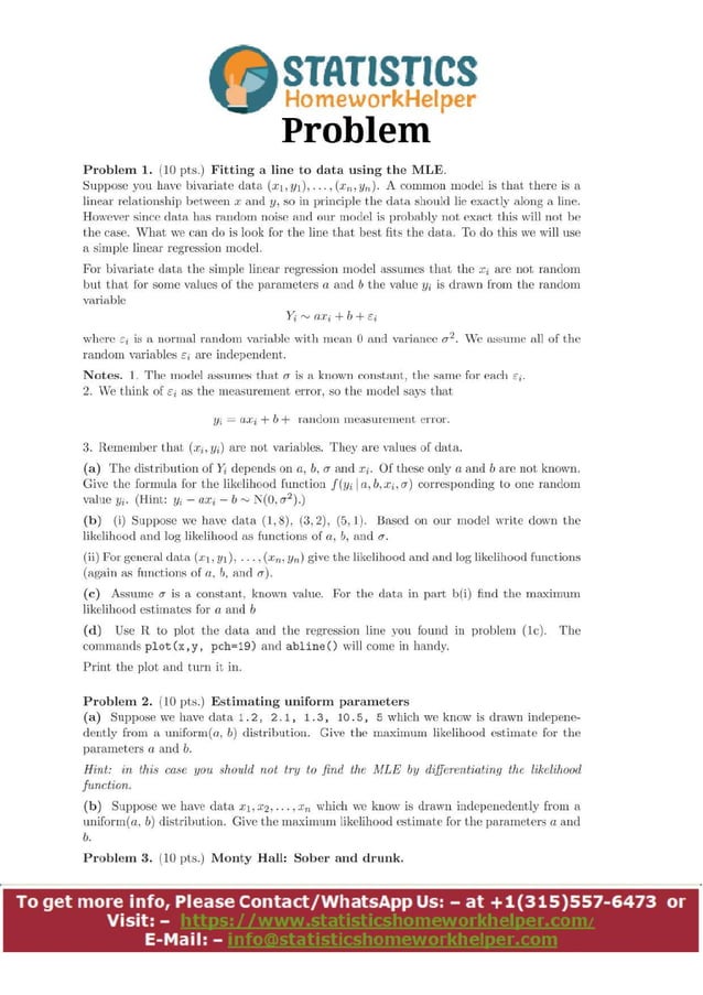 Do My Statistics Homework | PDF