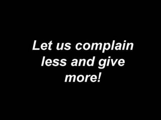 Do Not Complain | PPT