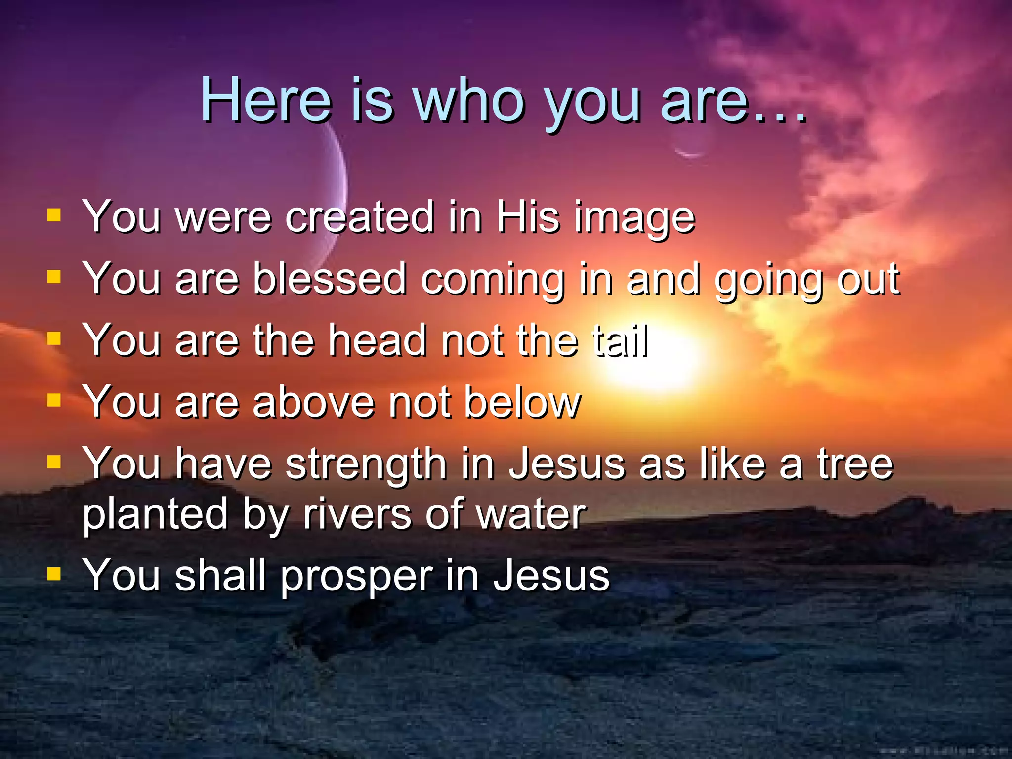 Do You Know Who You Are | PPT