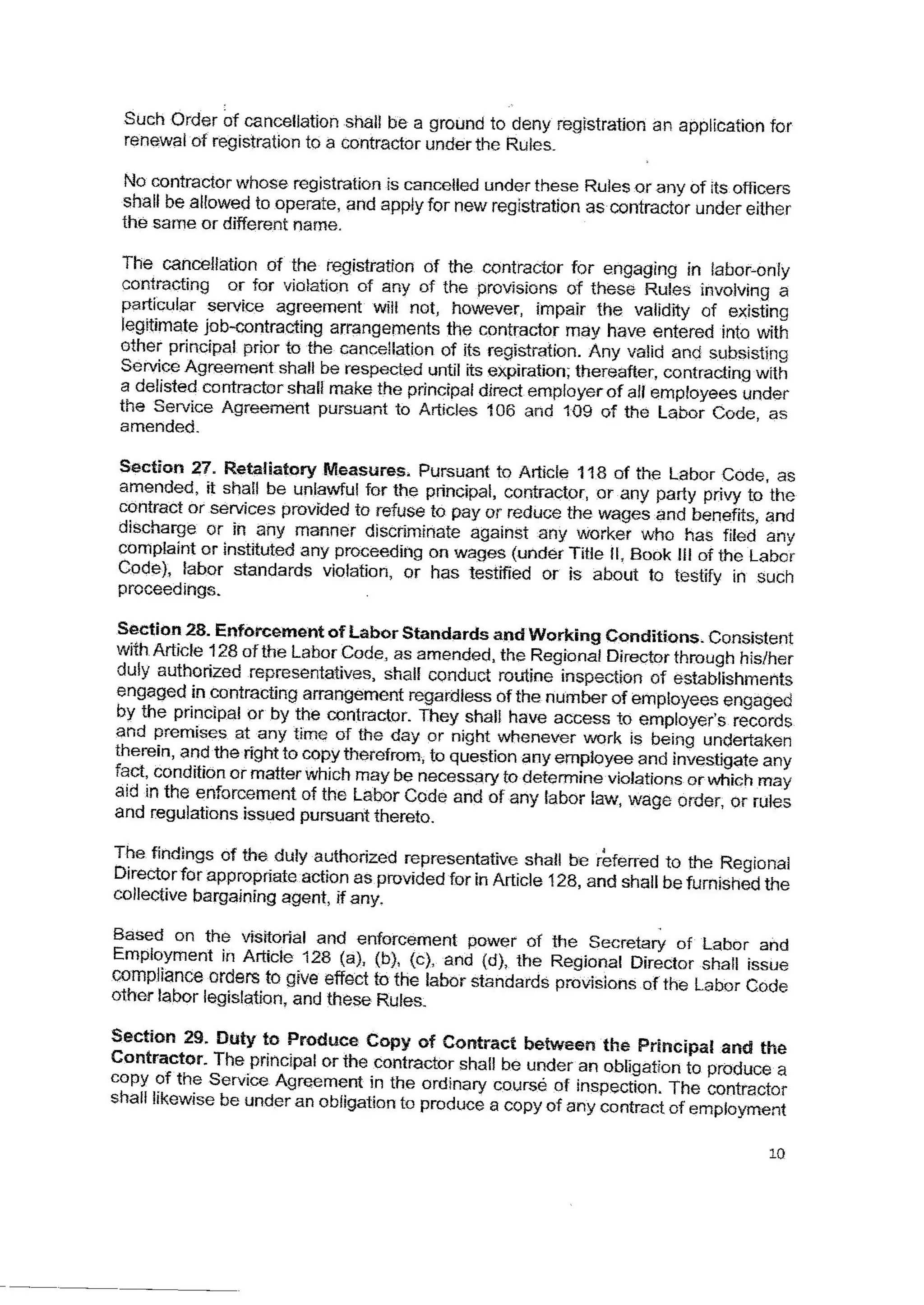 "Ending Endo" DOLE Dept. Order #174 | PDF