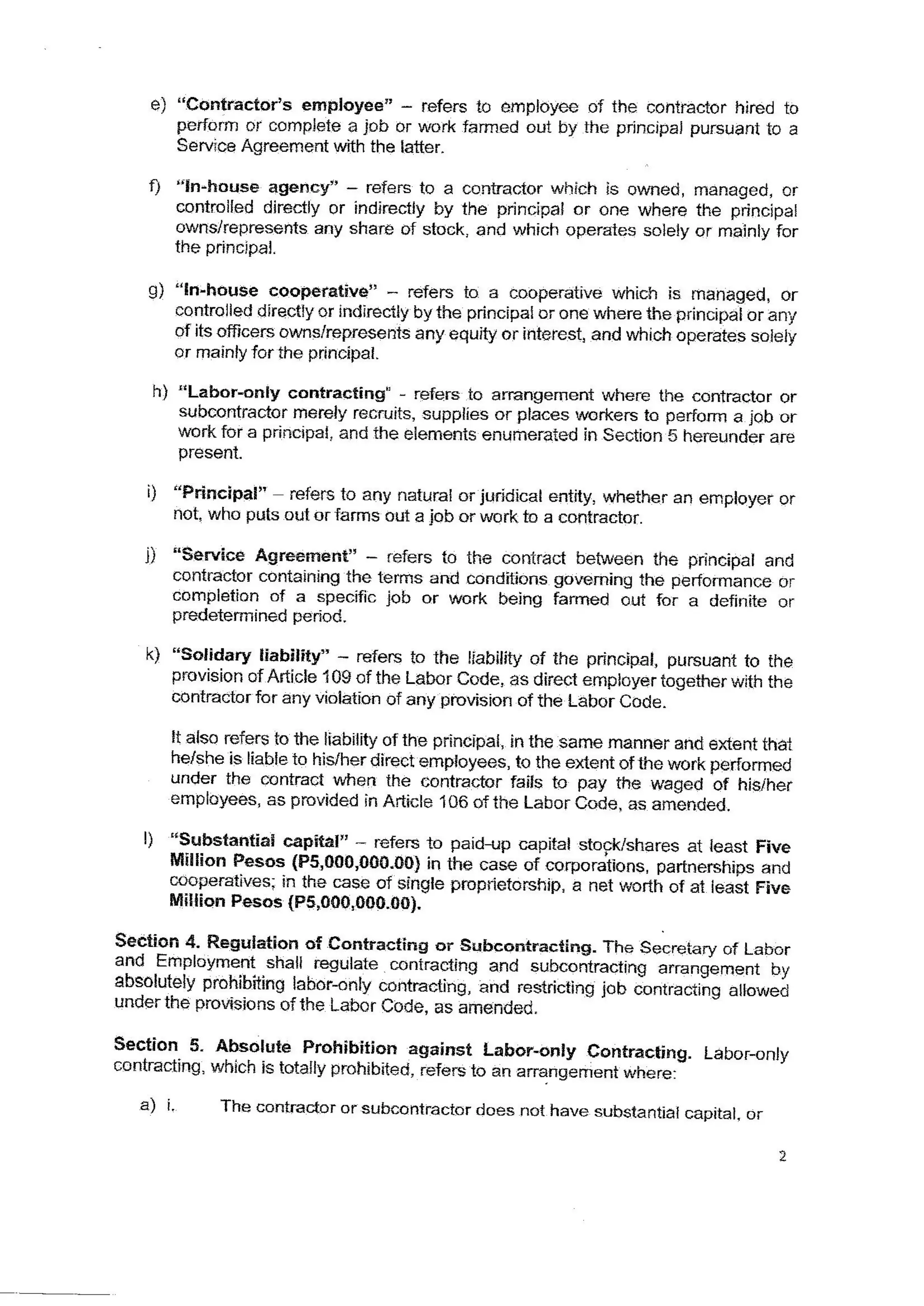 "Ending Endo" DOLE Dept. Order #174 | PDF