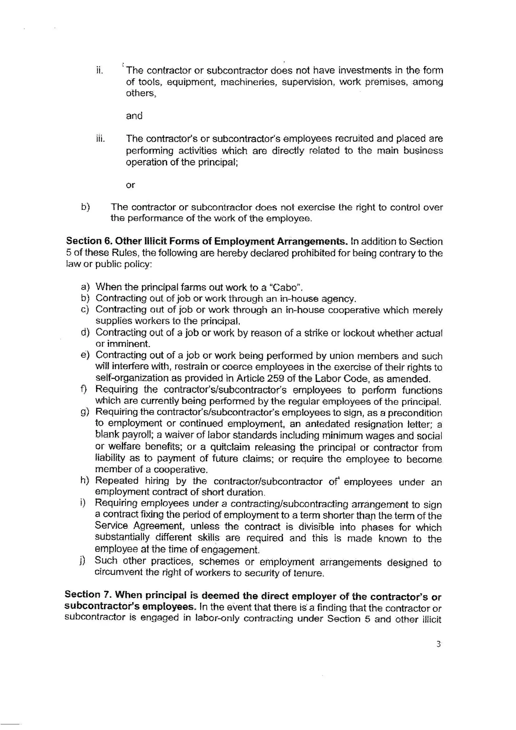 "Ending Endo" DOLE Dept. Order #174 | PDF