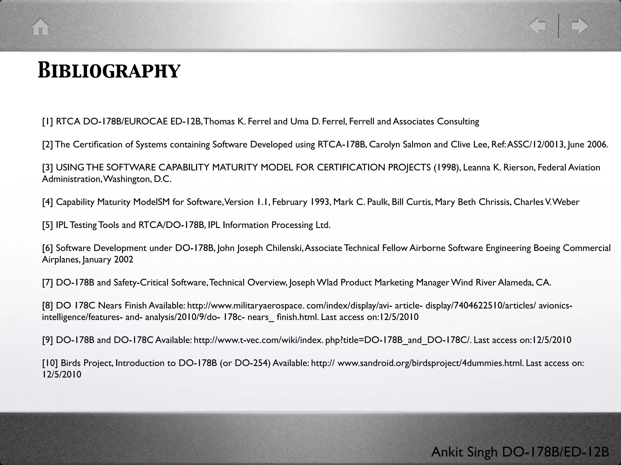 DO-178B/ED-12B Presentation | KEY