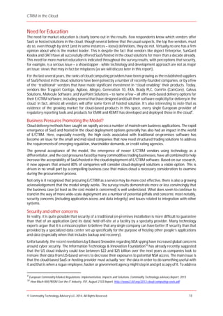 CTRM in the Cloud – Research and Report | PDF