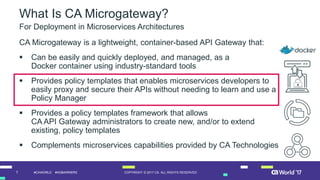 CA Microgateway: Deploying, Configuring, and Extending CA Microgateway ...