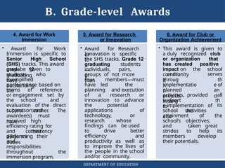 DO 36, S.2016Policy Guidelines on Awards and Recognition for the K to ...