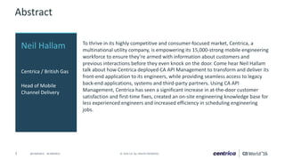 Case Study: Centrica—How CA API Management Helps Britain’s Largest Energy Provider Know its ...