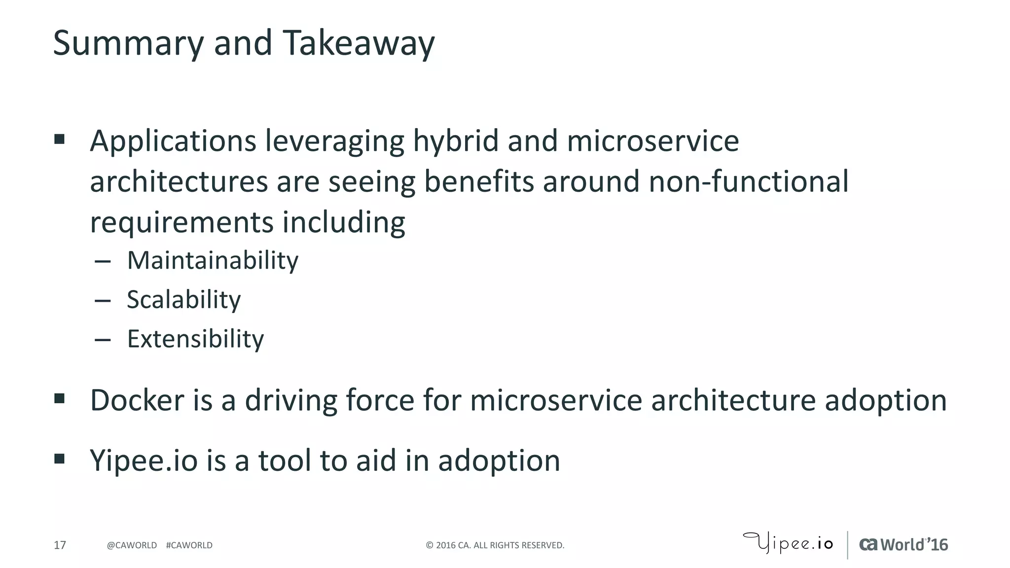Pros, Cons, Pitfalls of common Docker container architectures (#dockitecture) | PPT