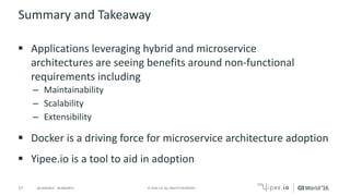 Pros, Cons, Pitfalls of common Docker container architectures (# ...