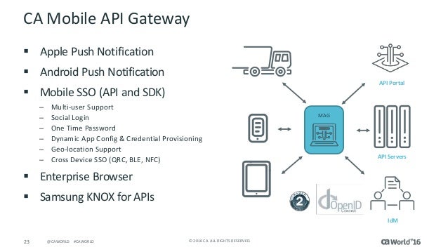 CA API Gateway: Web API and Application Security