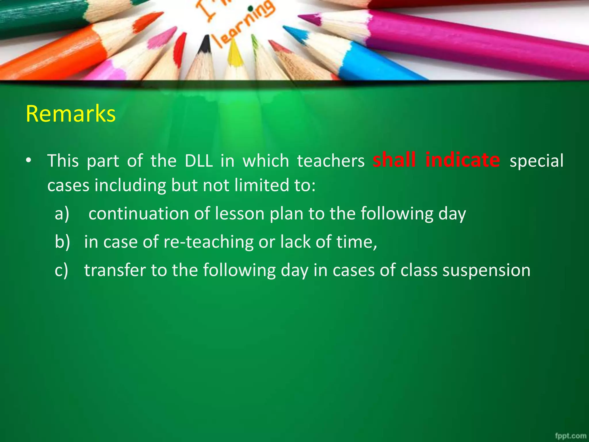 Do 42 s. 2016 Policy Guidelines on Daily Lesson Preparation for the K ...