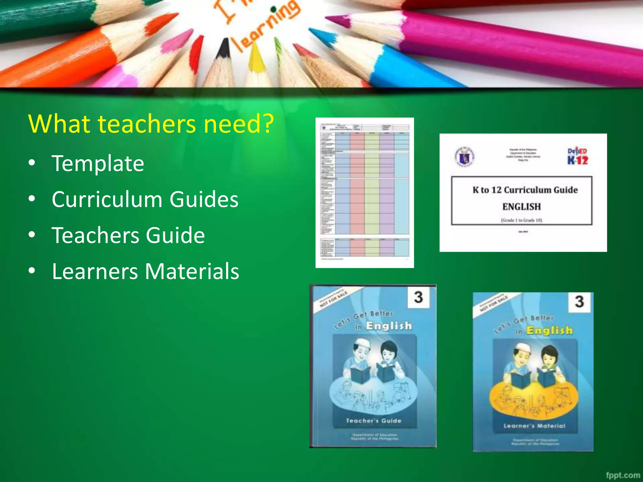 Do 42 s. 2016 Policy Guidelines on Daily Lesson Preparation for the K ...