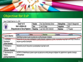 Do 42 s. 2016 Policy Guidelines on Daily Lesson Preparation for the K ...