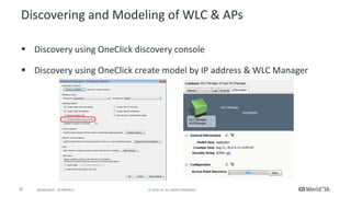 Hands-On Lab: Leverage CA Spectrum® Monitoring for Wireless LAN ...
