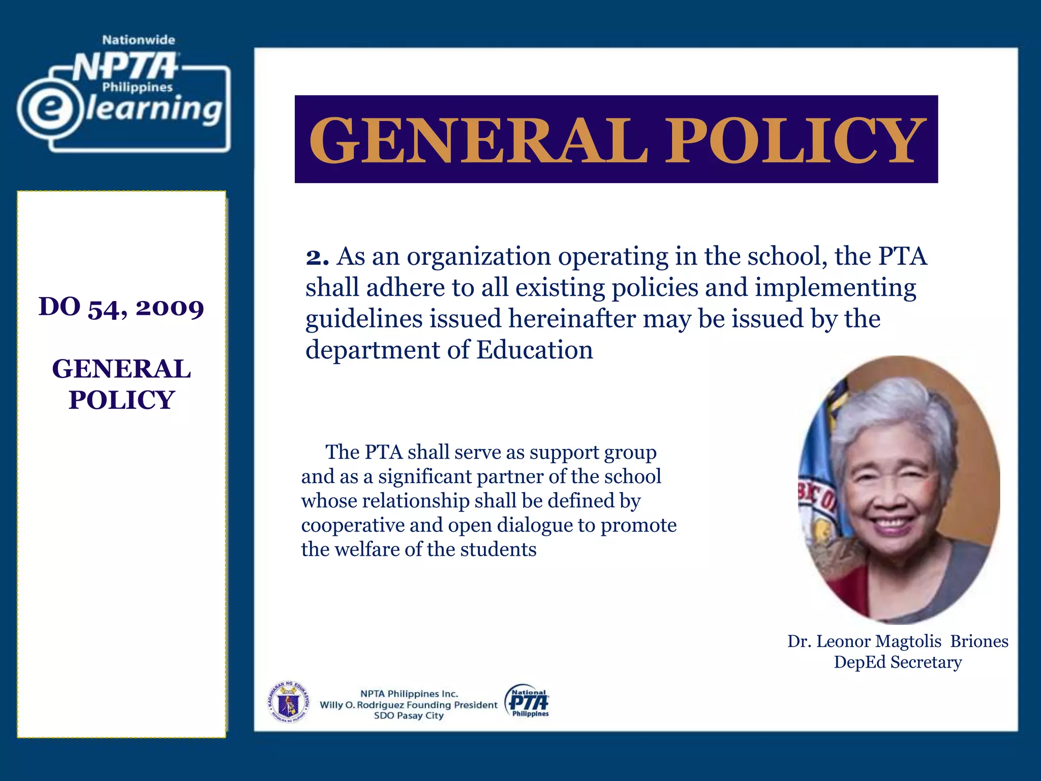 DepEd Order 54 S, 2009 | PPTX