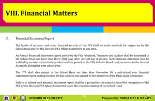 Do 54, s. 2009 Revised Guidelines Governing Parent Teacher Associations ...